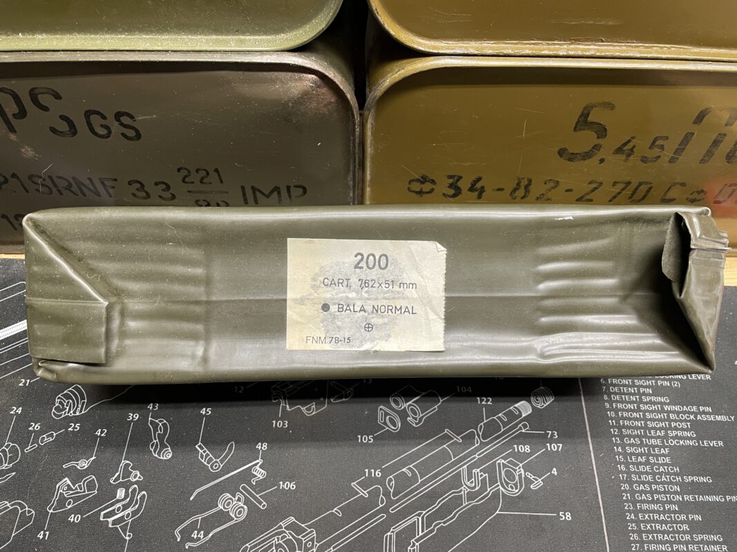 FNM 7.62x51mm Portugal NATO 146gr FMJ Battle Pack